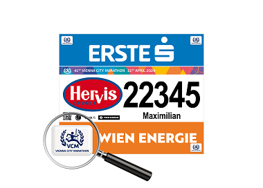 BibBits - magnetic race number holder set